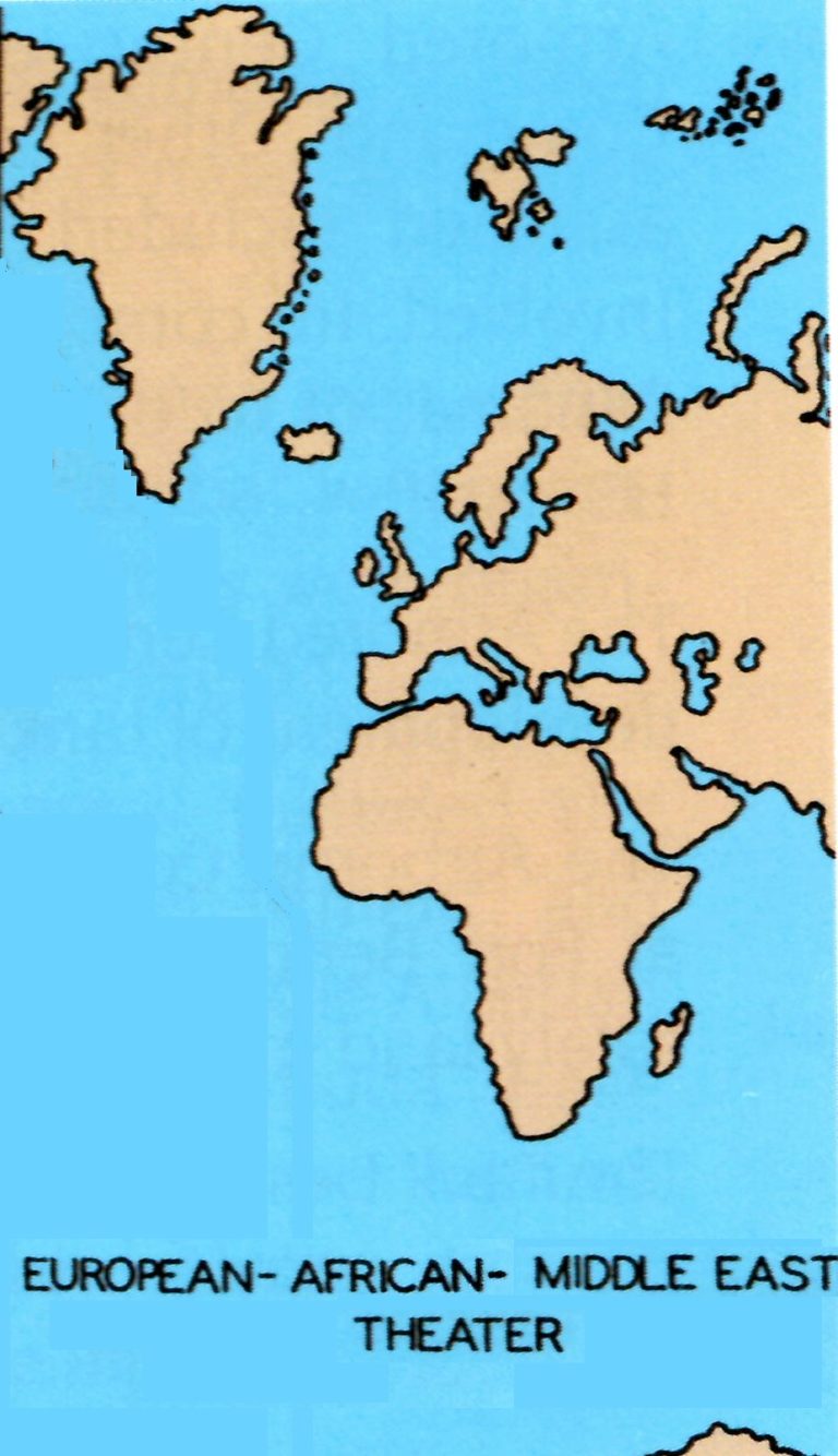 European African Middle Eastern Theater of operations ...