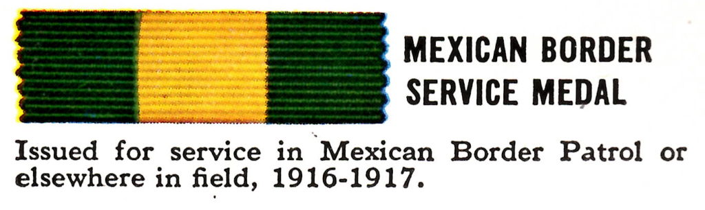 Mexican Border Service Medal 1916 – 1917 – WorldWarTwoVeterans.com