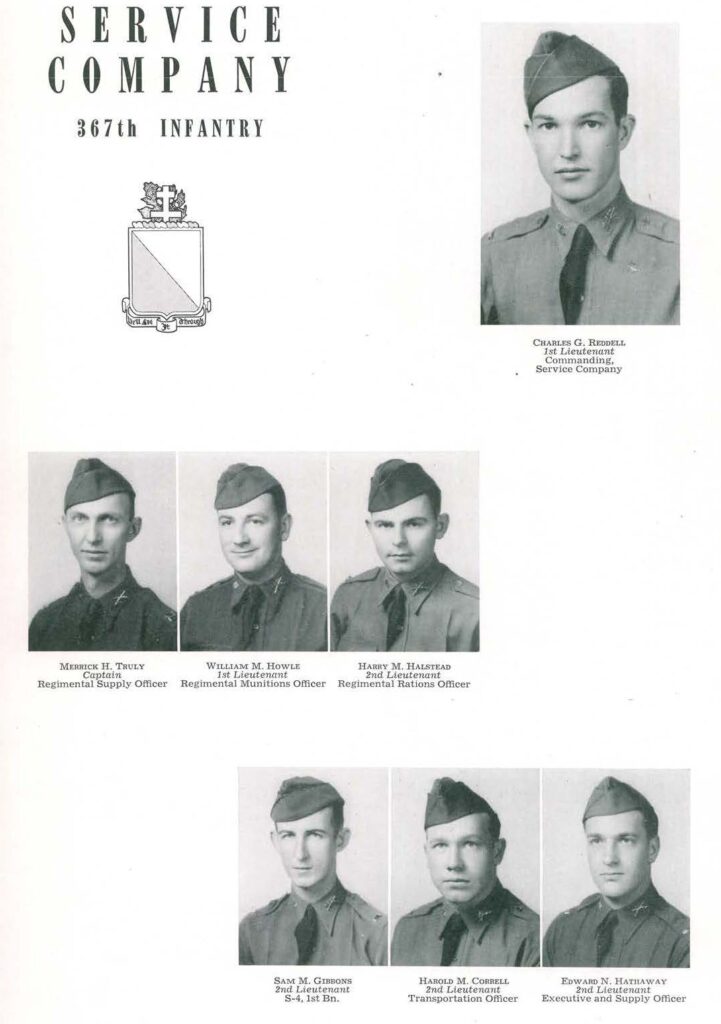 Service Company 367th infantry regiment – WorldWarTwoVeterans.com