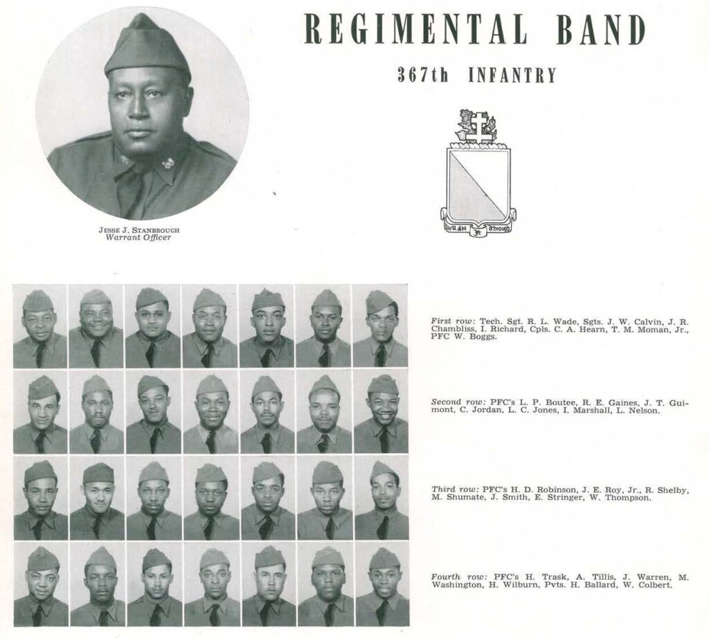 Regimental Band 367th infantry regiment – WorldWarTwoVeterans.com