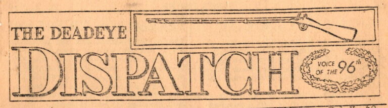 96th Infantry Division Newspaper Deadeye Dispatch War Time 1944 – 1945 ...